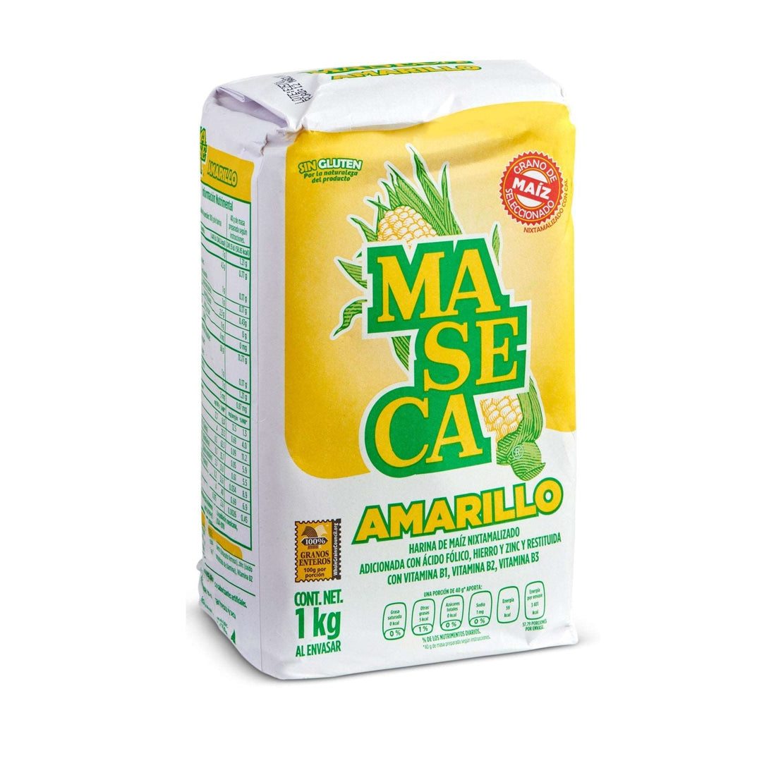 MASECA YELLOW CORN FLOUR 1kg – méxico mágico